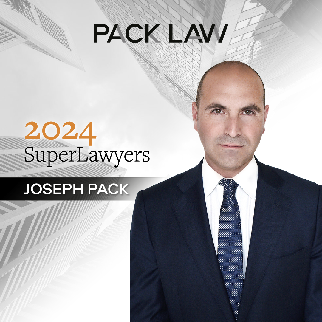 Joseph Pack Recognized as a 2024 SuperLawyer for the Fourth Year in a ...